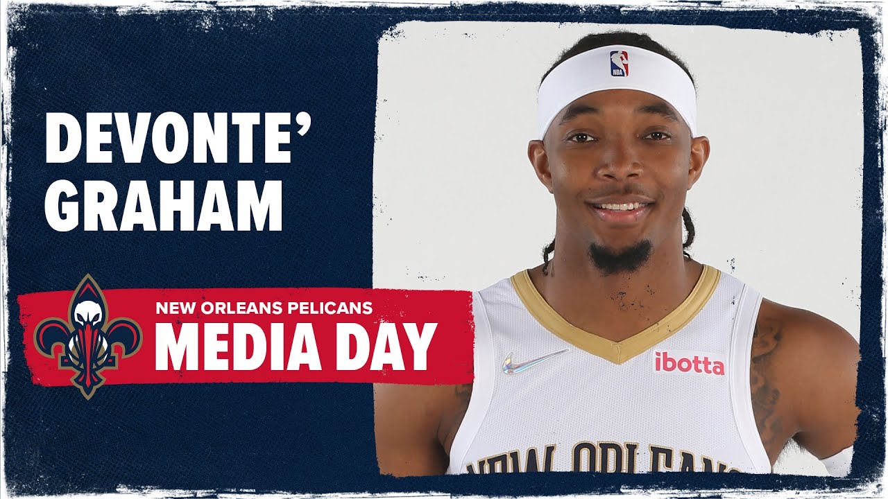 Devonte' Graham | New Orleans Pelicans Media Day 2022 - YouTube