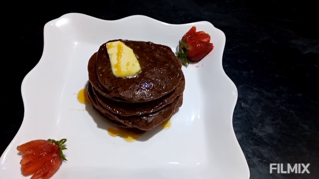 Chocolate Cornflakes Pancakes - YouTube