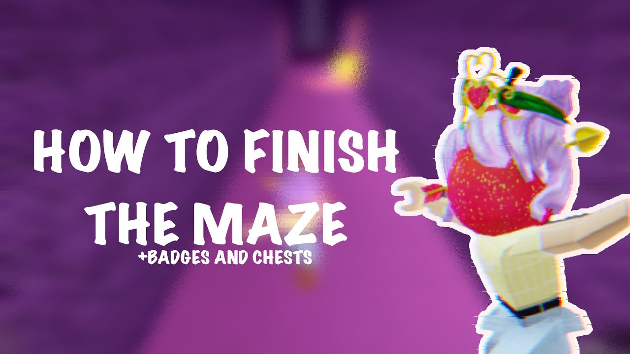 How To Complete The Maze [ROYALE HIGH] - YouTube