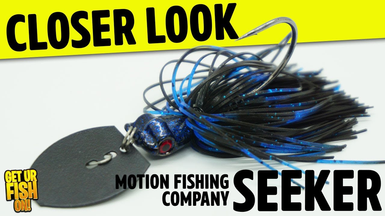 Motion Fishing Company Seeker Bass Fishing Bladed Jig Closer Look - YouTube