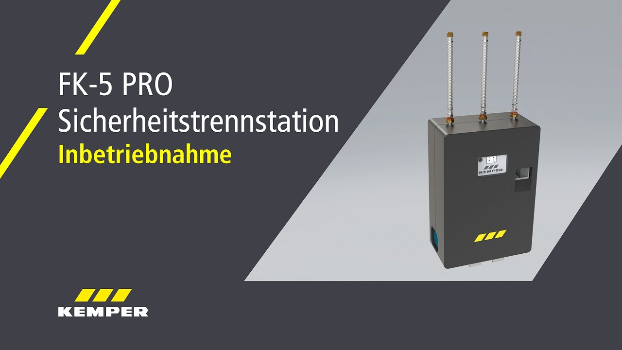 FK-5 PRO Sicherheitstrennstation: Inbetriebnahme (Deutsch) - YouTube