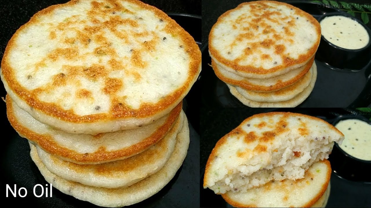 Super soft Bun dosa & Chutney | Secret ingredients Sponge dosa - YouTube