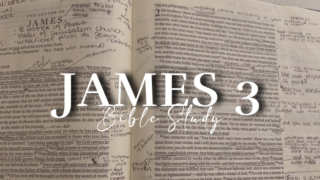BIBLE STUDY WITH ME | James 3 - YouTube