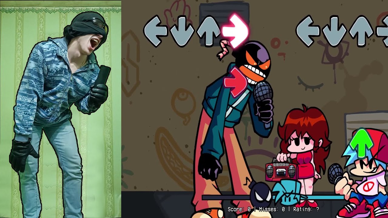 Friday Night Funkin' VS Whitty In Real Life FNF IRL - YouTube
