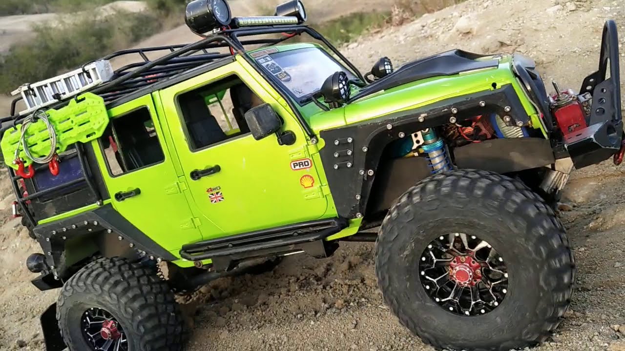 Rc Rubicon tes Ban Pro Line - YouTube