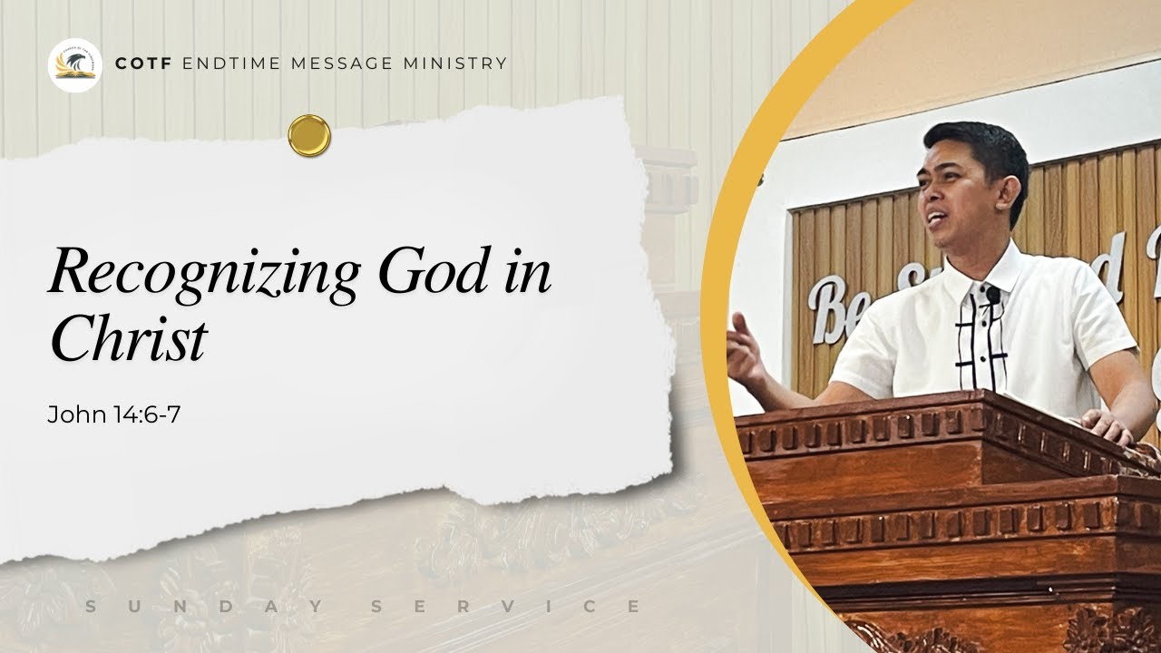 Recognizing God in Christ - YouTube