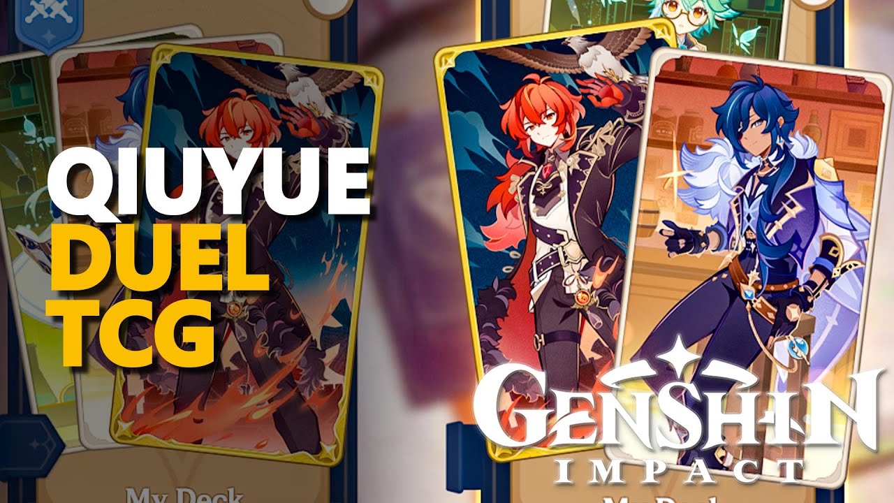 Qiuyue Match TCG Cards Game Genshin Impact - YouTube