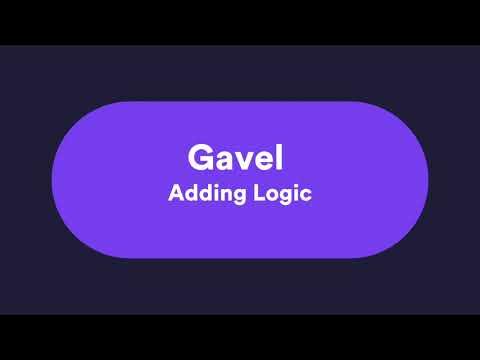 Adding Logic to Gavel Workflows - YouTube