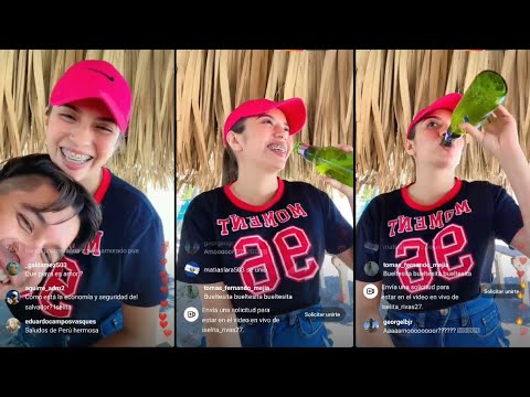 Iselita Rivas t0mando con su enam0rado en la playa