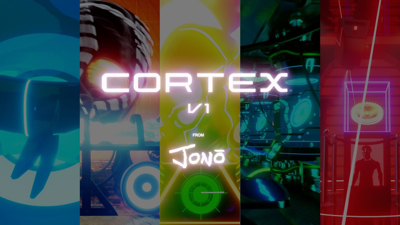 V.J. LOOP Pack Product DEMO- "Cortex V1" 4K -#vjloops #blender3d # ...