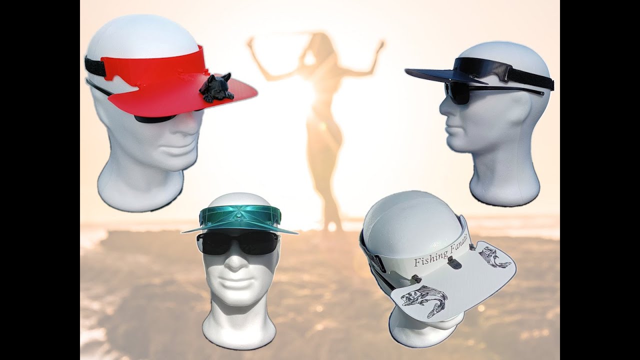 Head Visor 3D printed Flat, print in place - YouTube
