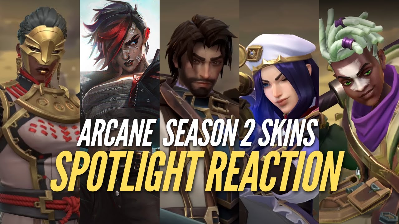 Reacting To The Arcane Season 2 Skins Spotlight! | Wild Rift - YouTube