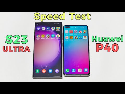 Samsung Galaxy S23 Ultra vs. Huawei P40 im Geschwindigkeitstest