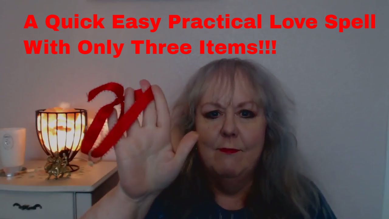 An Easy , Basic, Quick and Practical Love/ Commitment Spell with only ...
