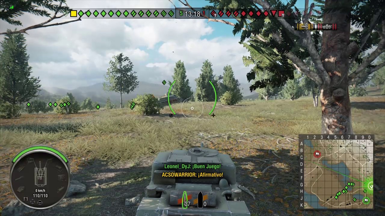 T18 World of Tanks gameplay ps4 - YouTube