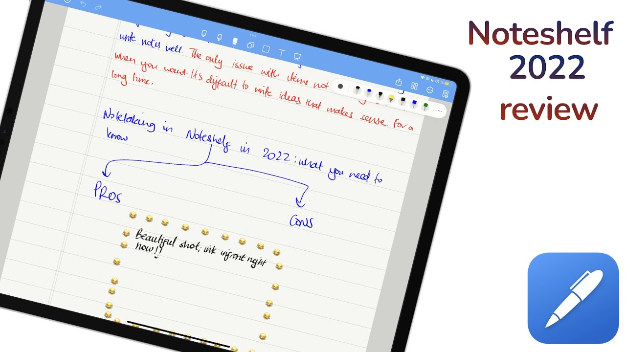 NOTE-TAKING with Noteshelf | 2022 Review - YouTube