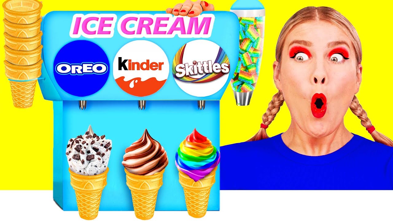 Helado Misterioso Desafío | Batalla Comestible DaZaZa Challenge - YouTube