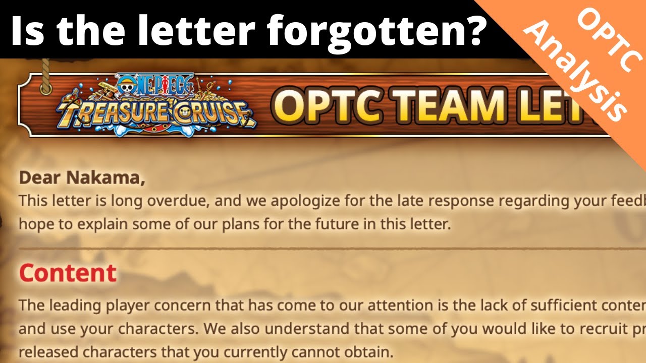 Almost half a year later: what happened about the letter from OPTC team? OPTC Analysis - YouTube