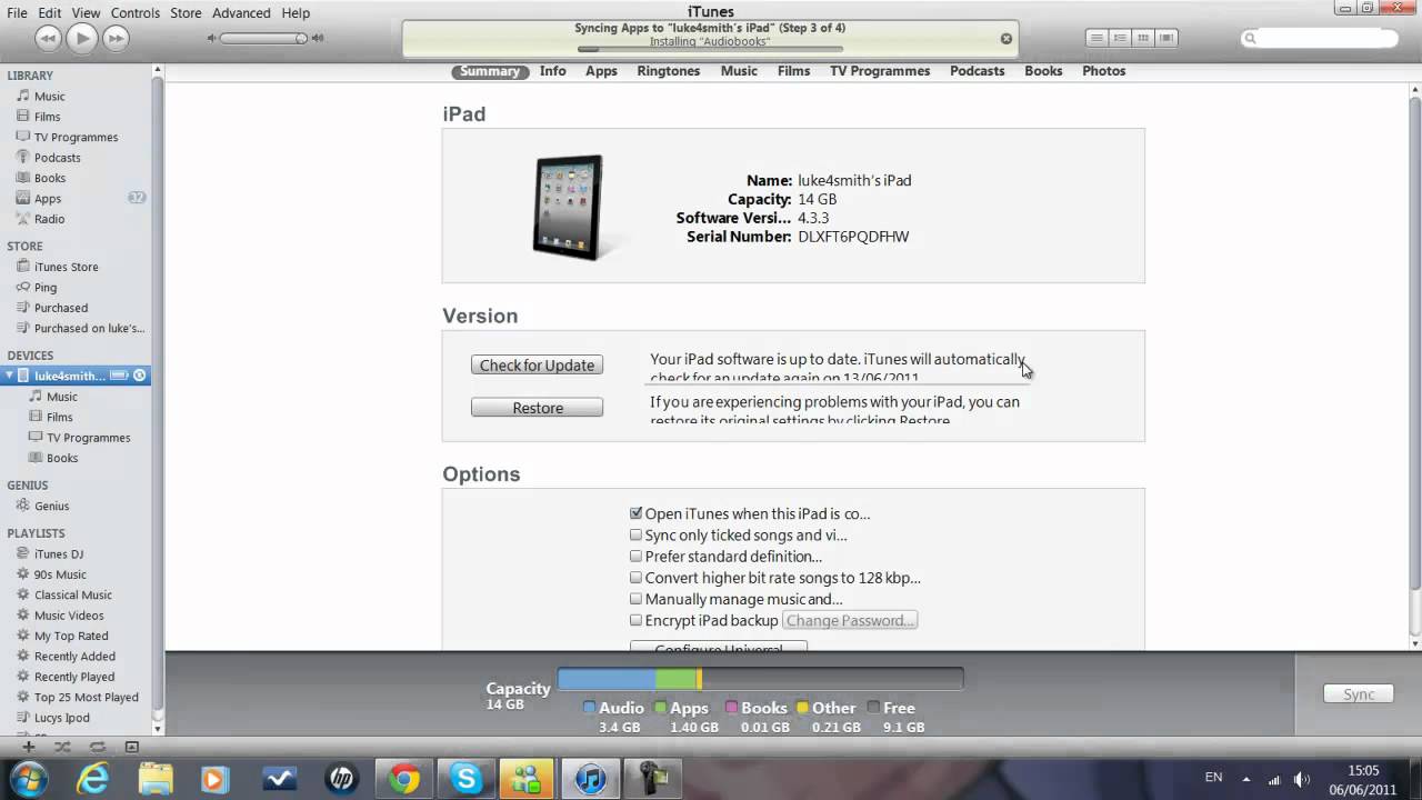 Apple iPad 2 16GB Wi-Fi Setup - YouTube