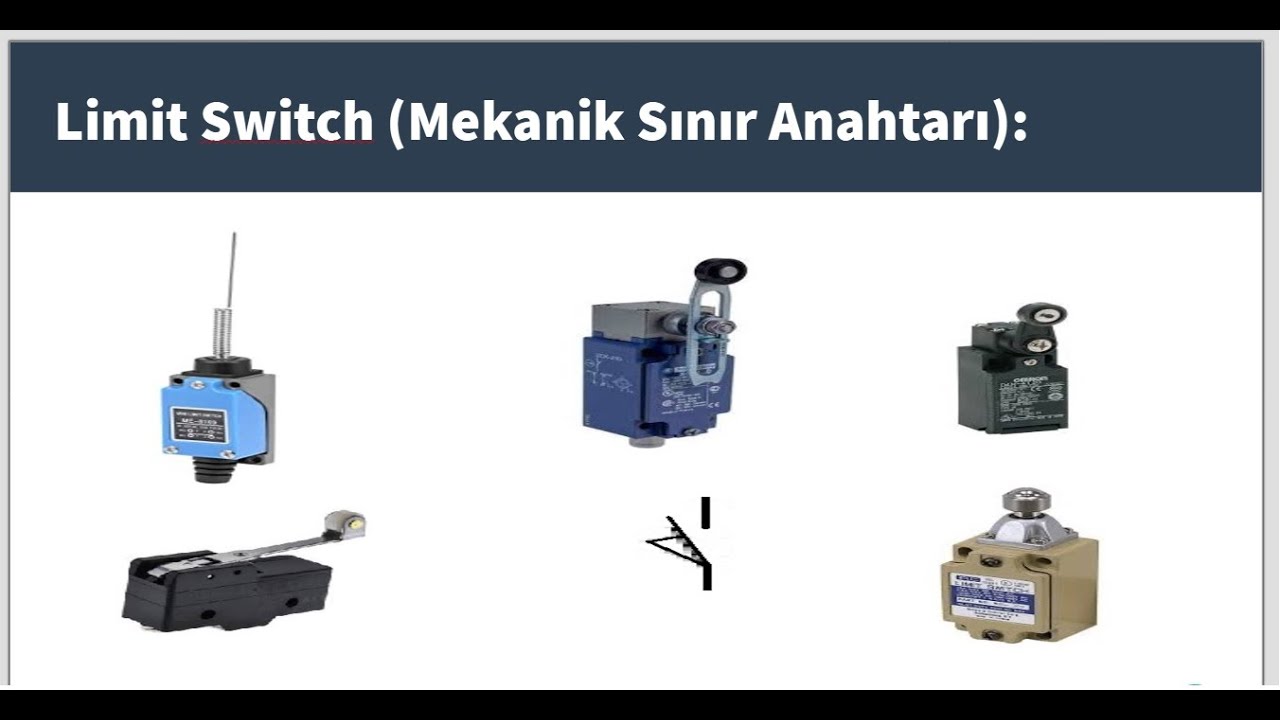 Limit Switch Nedir Mekanik Sınır Anahtarı Nedir #limitswitch #switch ...