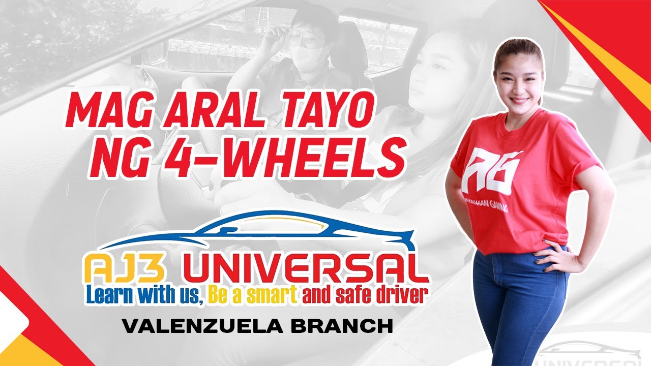 Mag aral tayo ng 4 Wheels (AJ3 Universal Driving School) - YouTube