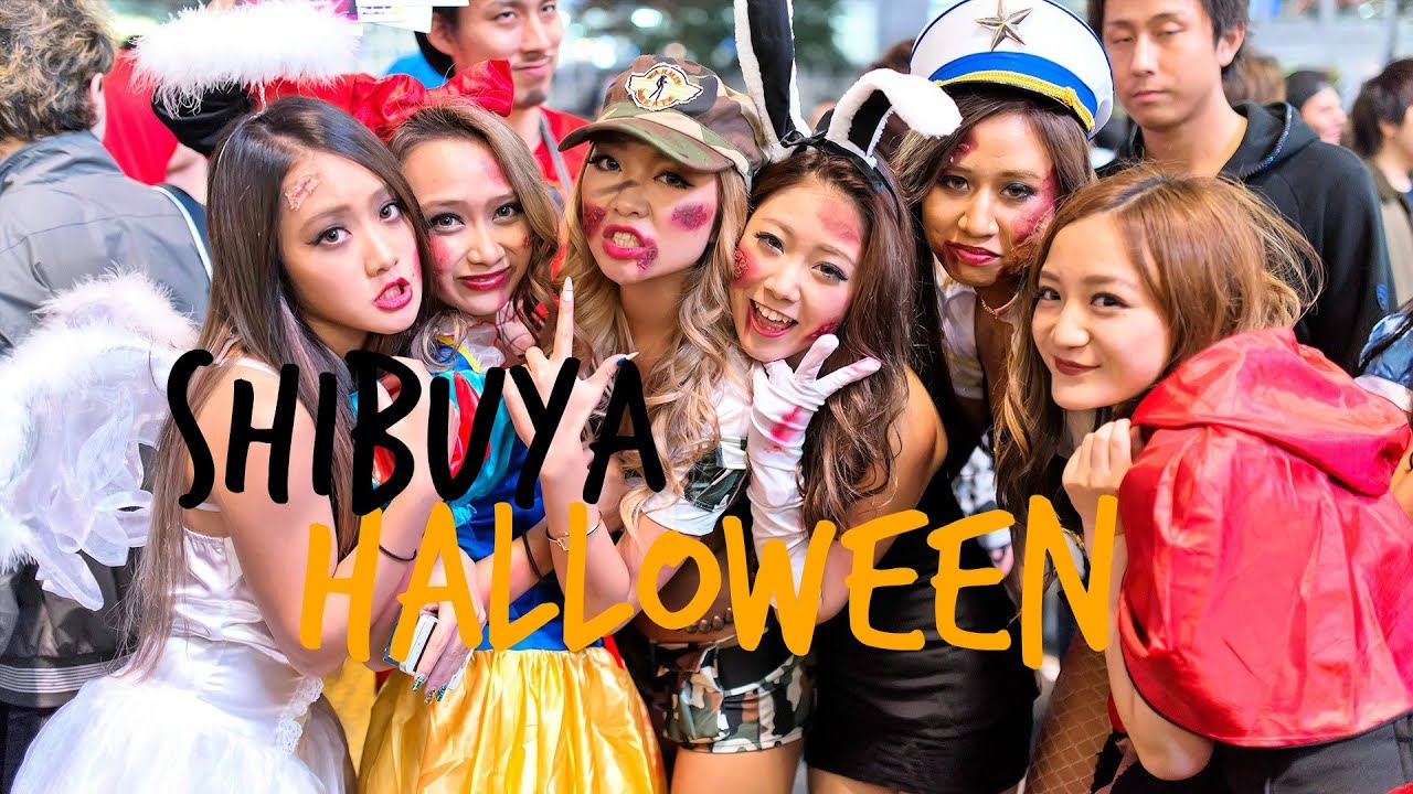 Halloween Shibuya // Isi Japan - YouTube