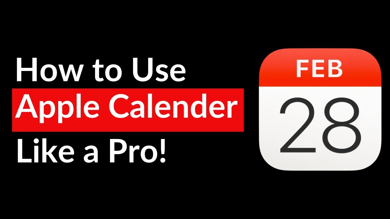 How to Use Apple Calendar Like a Pro! - YouTube