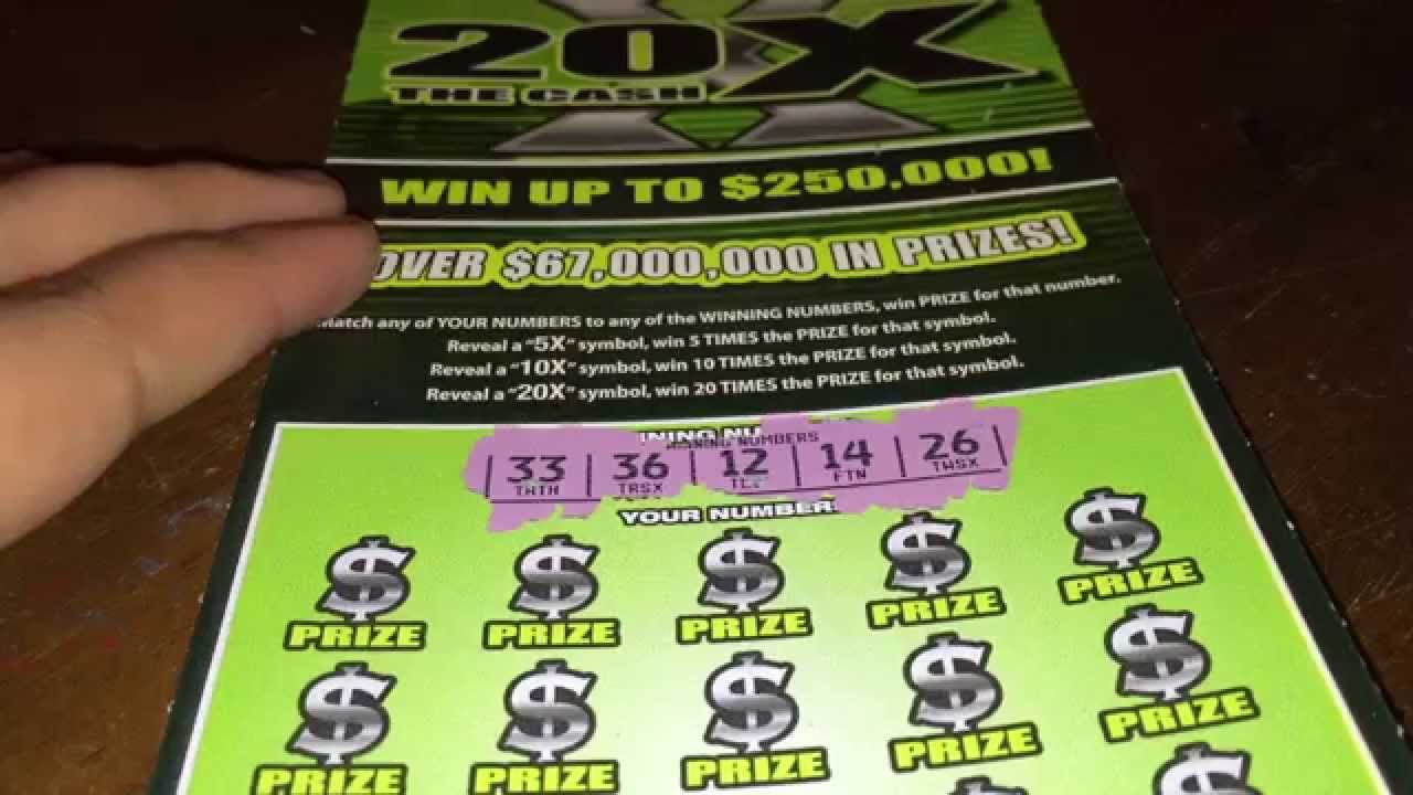 Texas Lottery $5 20X The Cash Scratch Off #2 - YouTube
