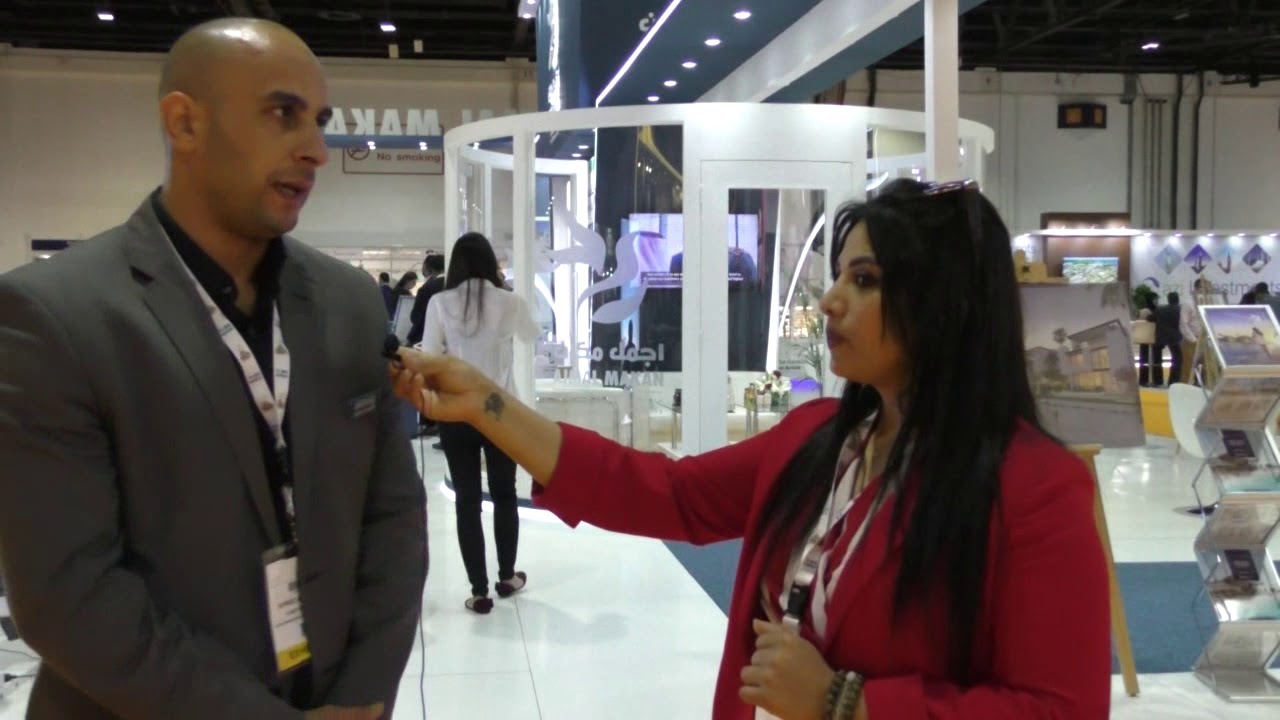 Ajmal Makan at IPS exhibition presents Sharjah waterfront city - YouTube