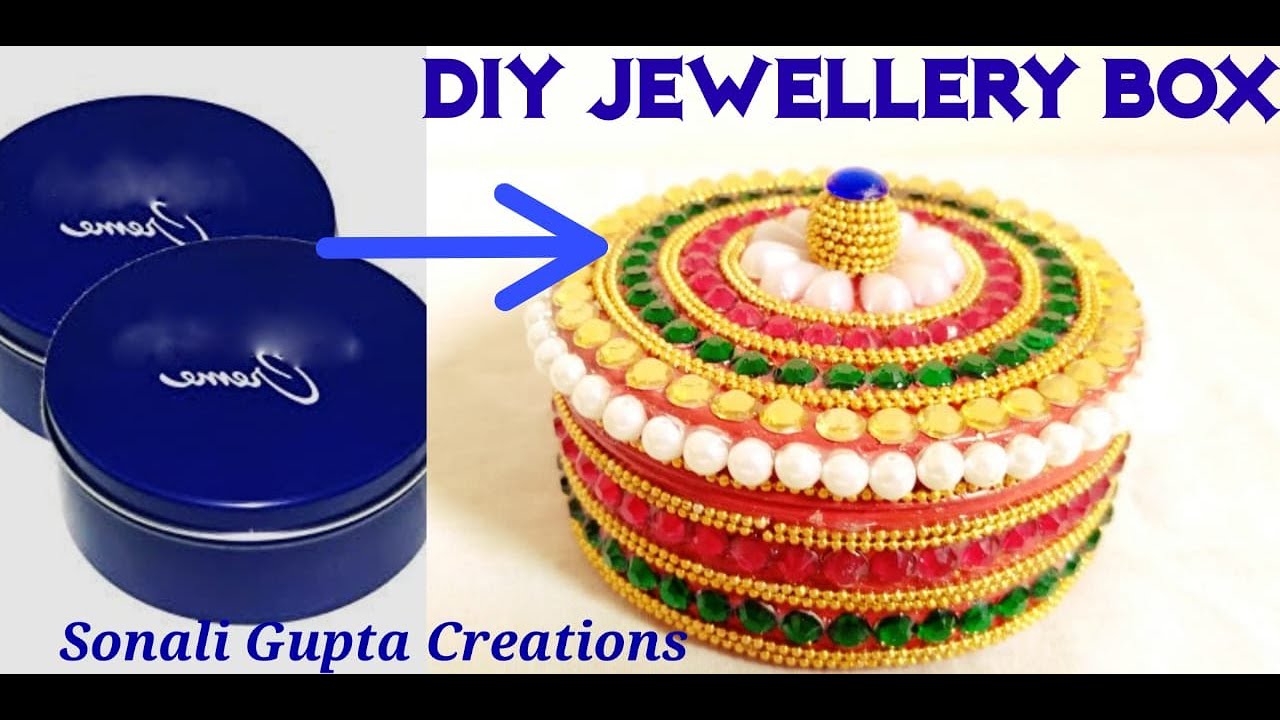 DIY Best Out of Waste Empty Box Craft Idea | Reuse Idea| Jewellery box ...