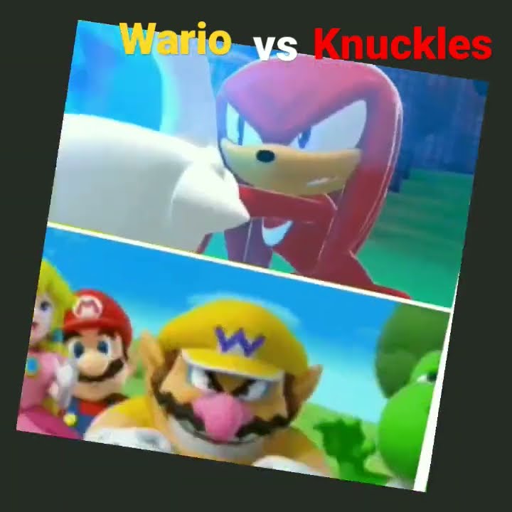 Wario vs Knuckles Debate #sonicthehedgehog #mariobros # ...
