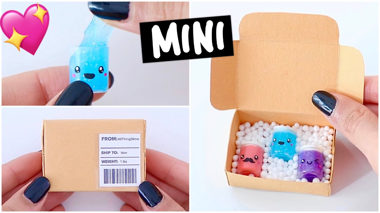 EXTREME MINI SLIME PACKAGE *unboxing world's smallest slime package ...