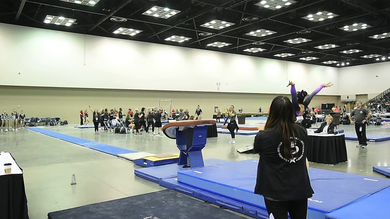 Ellie Lazzari - Vault 1 - 2019 Women's Junior Olympic National ...