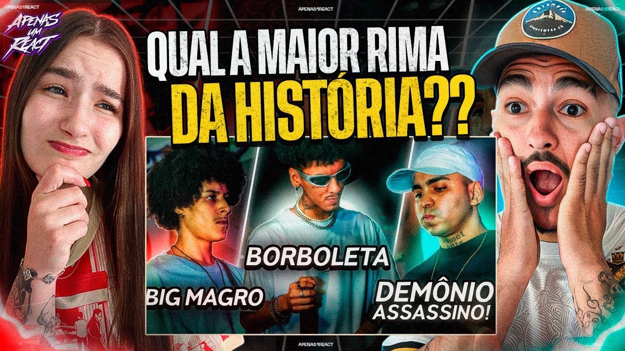 Apenas um react | 40 RIMAS QUE FIZERAM HISTÓRIA NAS BATALHAS | Cultura de Rima - YouTube