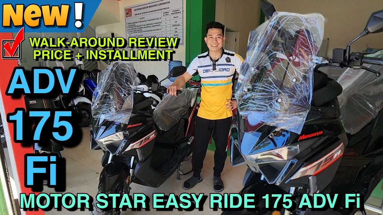 MOTOR STAR EASYRIDE 175 Adventure Scooter - YouTube