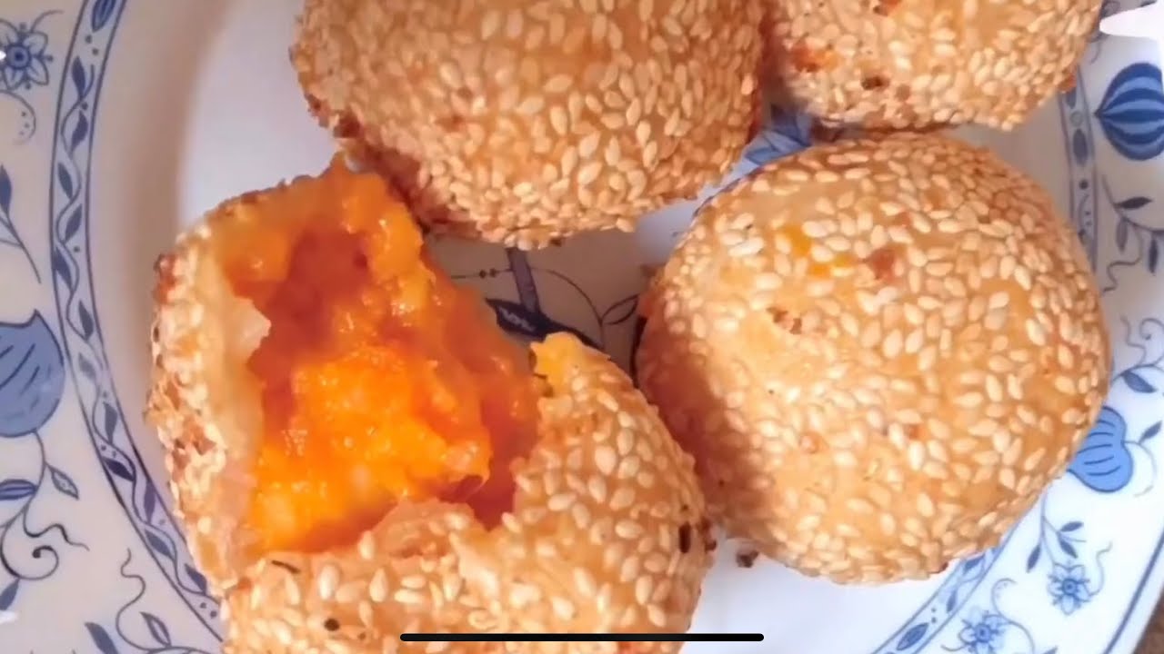 Buchi with Kamote & Cheese #buchi#kakanin#pinoykakanin - YouTube