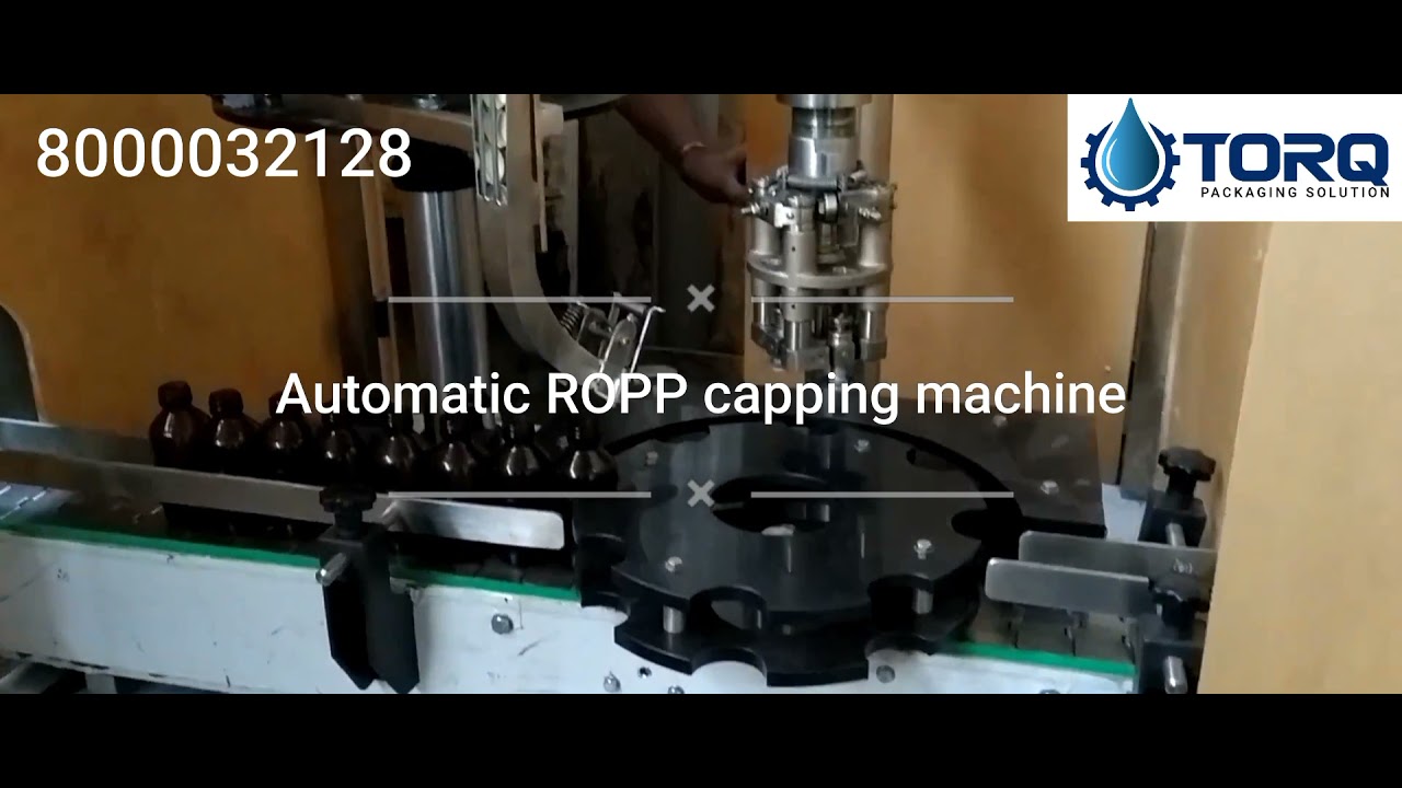 AUTOMATIC ROPP CAPPING MACHINE - YouTube