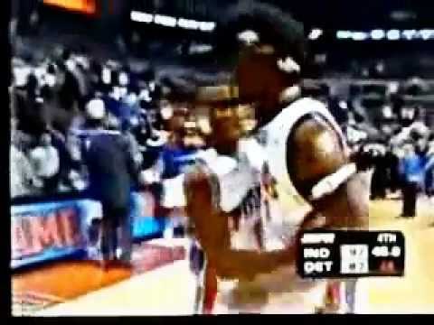 Indiana Pacers vs Detroit Pistons Fight - YouTube