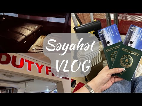 İSTANBULA GEDİRİK! ✈️ | AZAL Təyyarə Yeməkləri və Uçuş Təəssüratları 🇹🇷