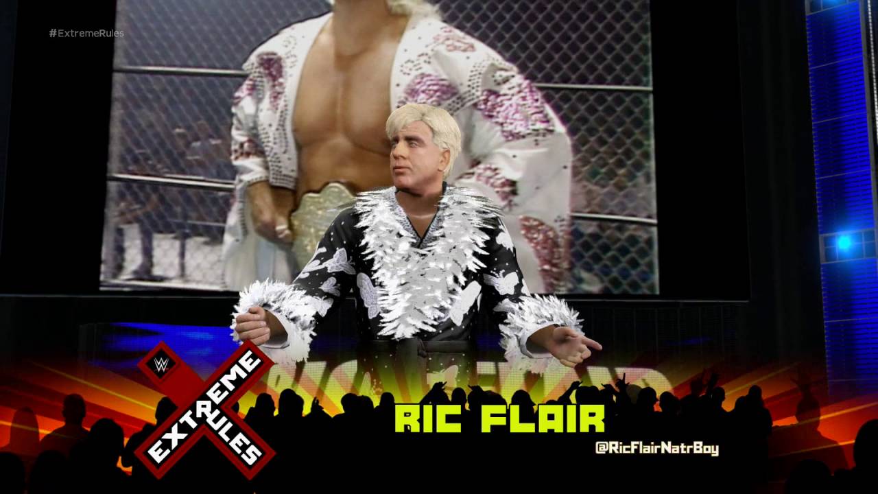 WWE 2K17 Ric Flair entrance - YouTube