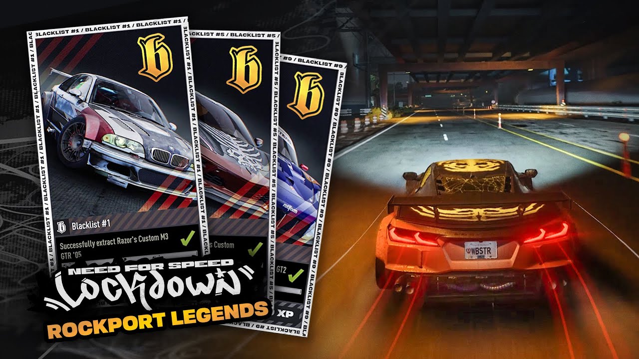 NFS Unbound - Extracting All Rockport Legends (Lockdown) - YouTube