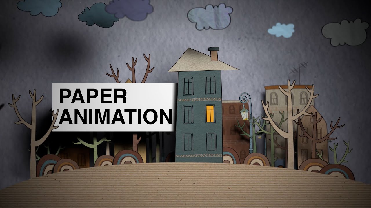 paper style animation showreel - YouTube