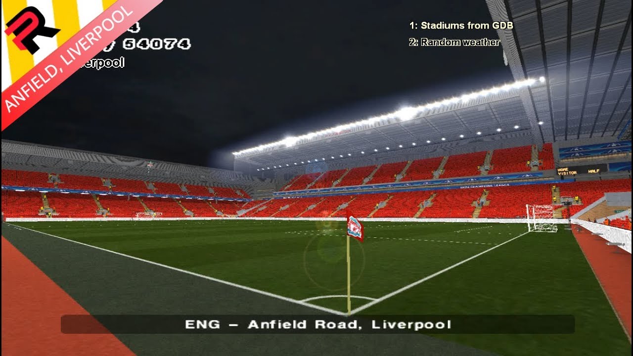 PES 6 | Anfield, Liverpool (UEFA Champions League - Liverpool FC vs FC ...