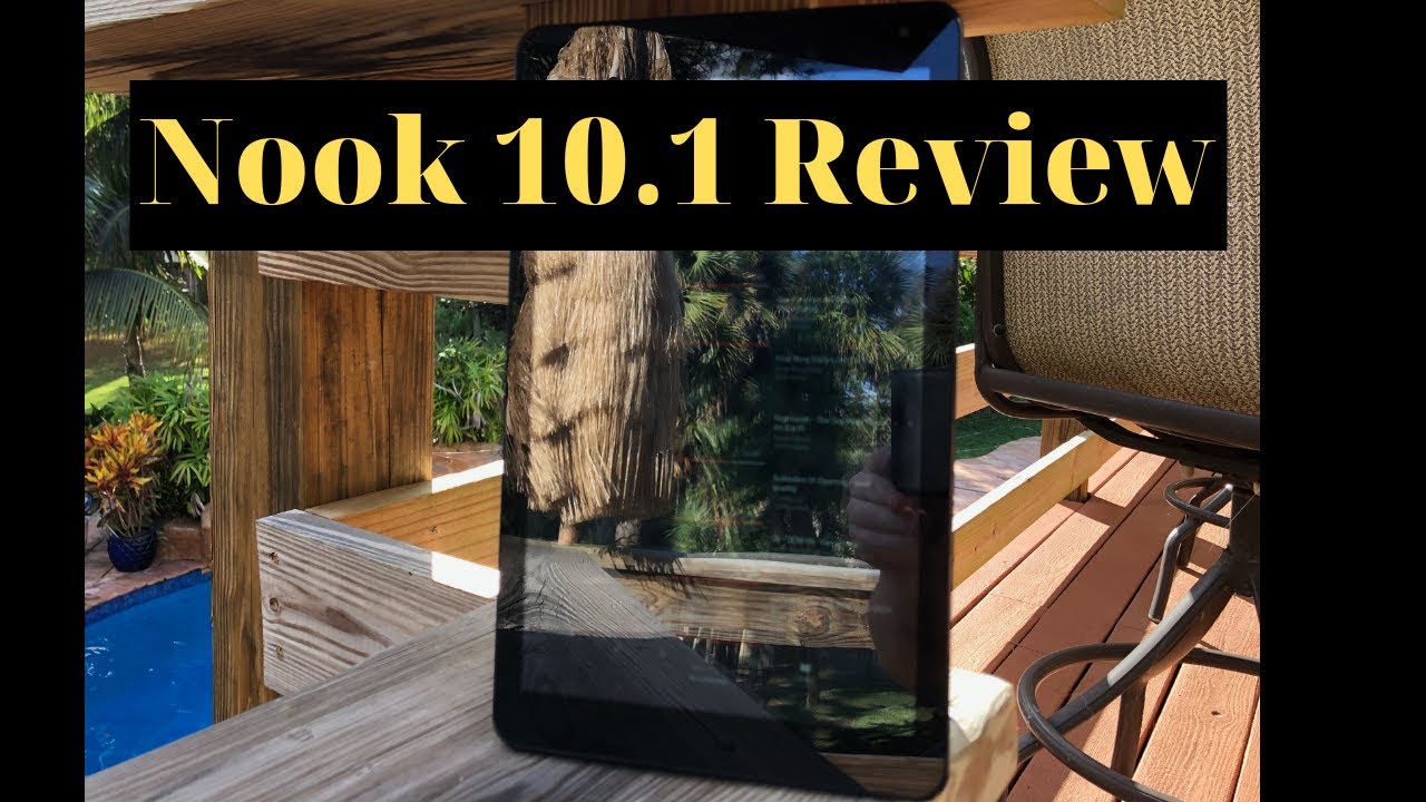Barnes & Noble Nook 10.1 Tablet & Keyboard Case Review - YouTube