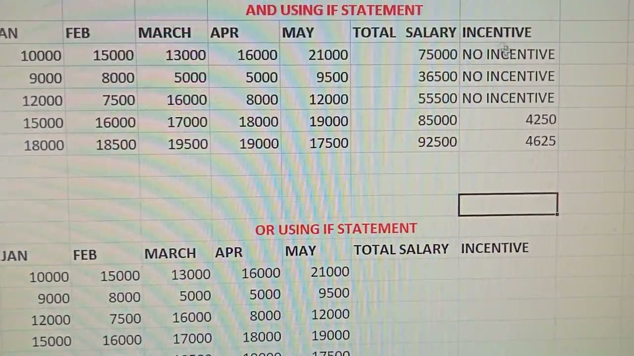 AND OR Condition In Using IF Statement Using Excel YouTube AND OR Condition In Using IF Statement Using Excel YouTube