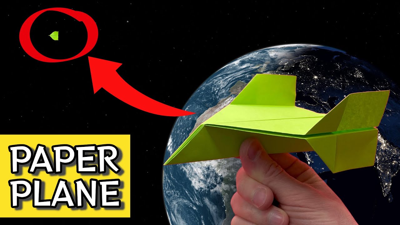 Amazing Paper Spaceship | How to Make a Paper Airplane A4 Paper Plane ...
