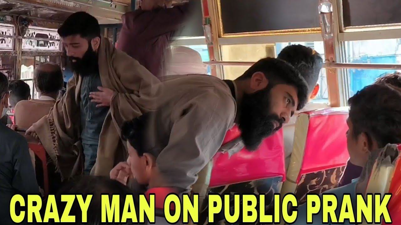 CRAZY MAN || ON PUBLIC PRANK || Pakistan Karachi 2024 - YouTube
