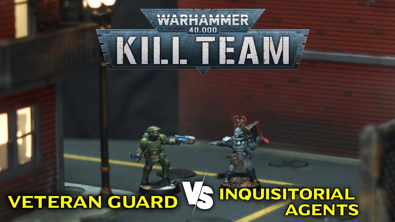Kill Team Battle Report: Veteran Guard vs. Inquisitorial Agents - YouTube