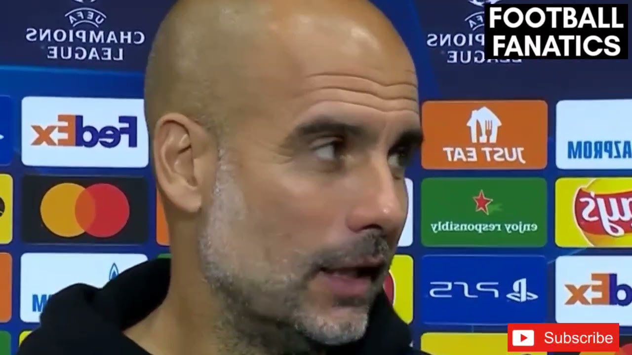 Psg vs Manchester City 2-0 | Pep Guardiola post match Interview - YouTube