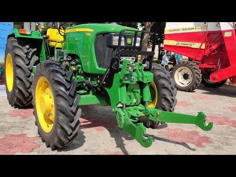 John Deere 5310 with front pto - YouTube